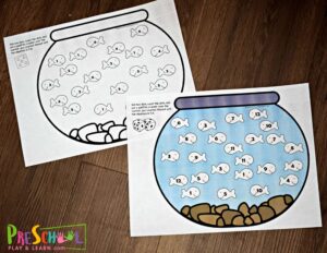 Goldfish Counting Activity w/ Free Printable