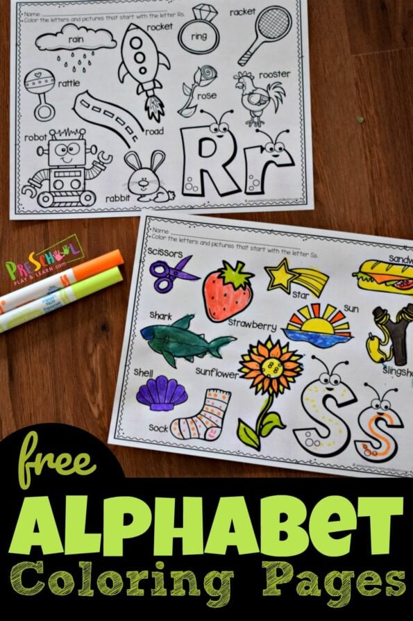 FREE Letter Mazes A to Z - FREE Printable Worksheets for Preschoolers