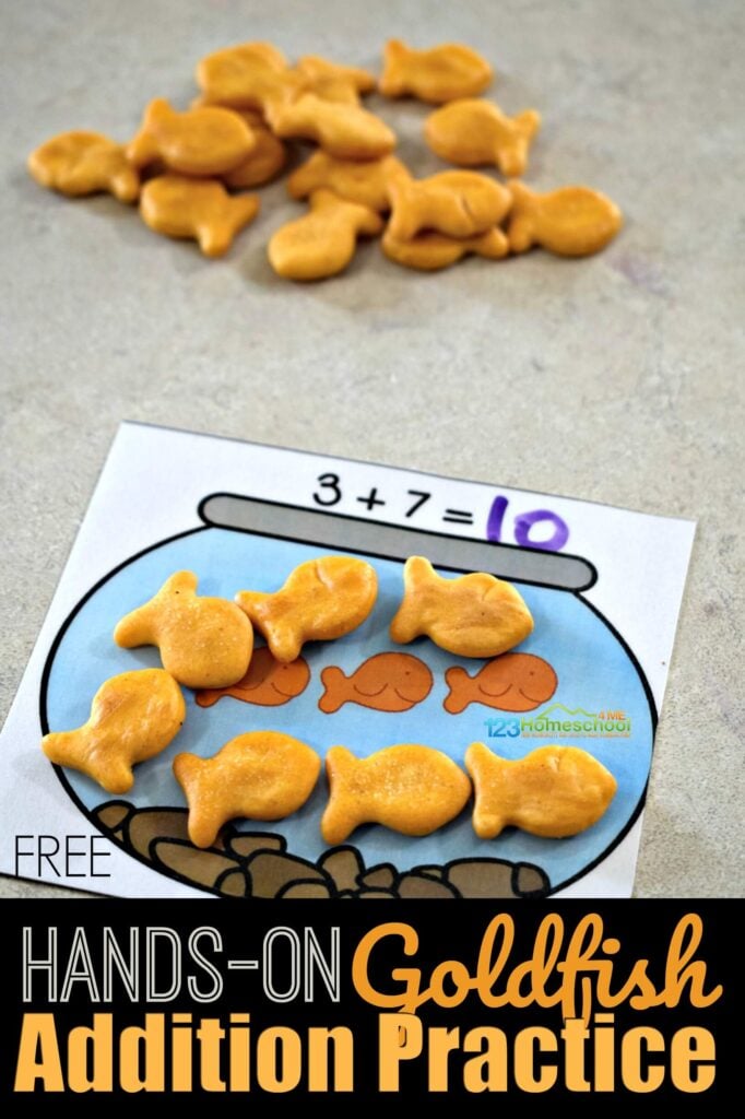 Goldfish Counting Activity w/ Free Printable