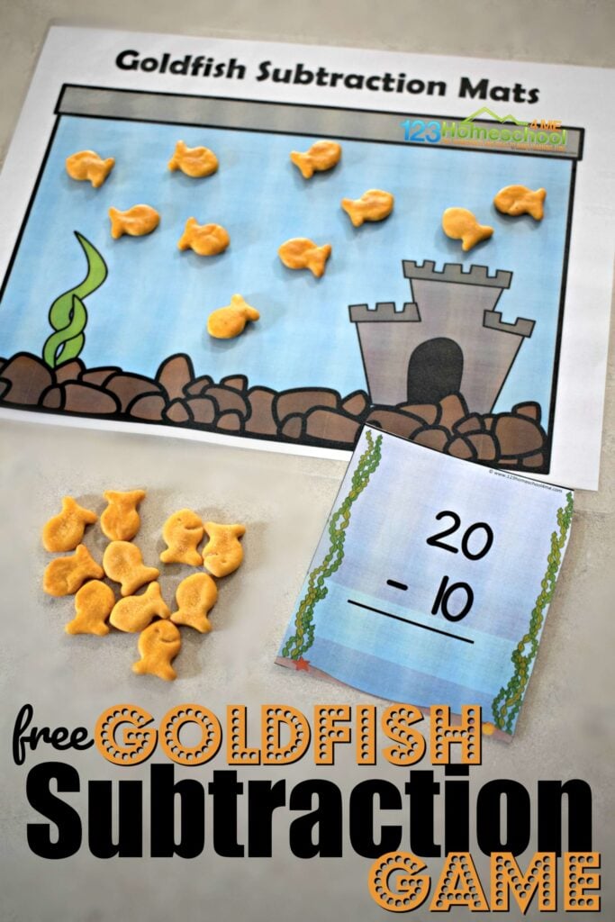 Goldfish Counting Activity w/ Free Printable