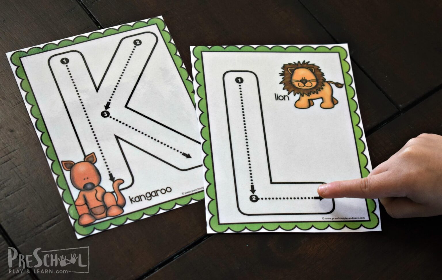🐒 FREE Printable Animal Uppercase Tracing Alphabet Letters A-Z