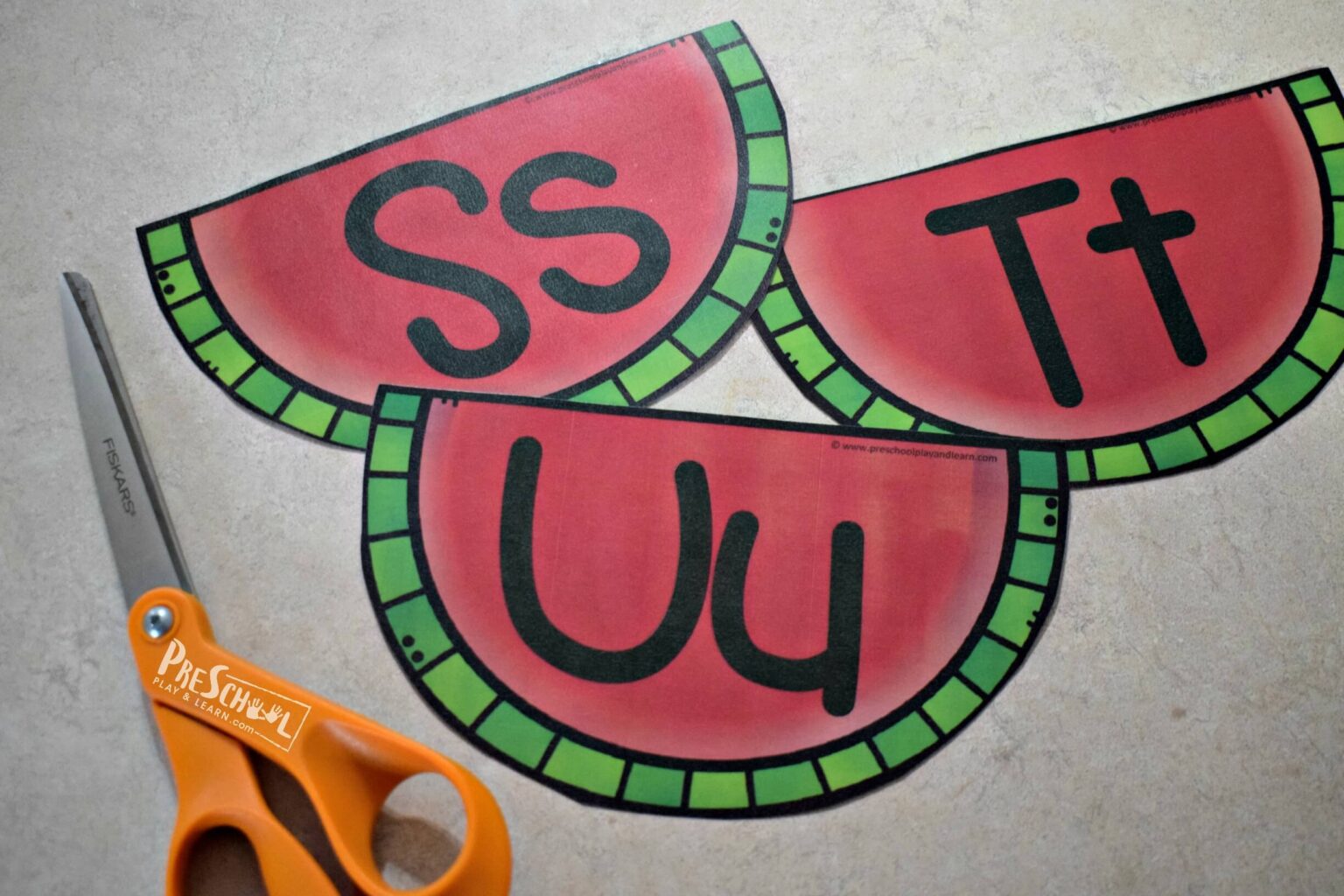 🍉 FREE Watermelon Printable Alphabet Mat - Summer Activities for ...