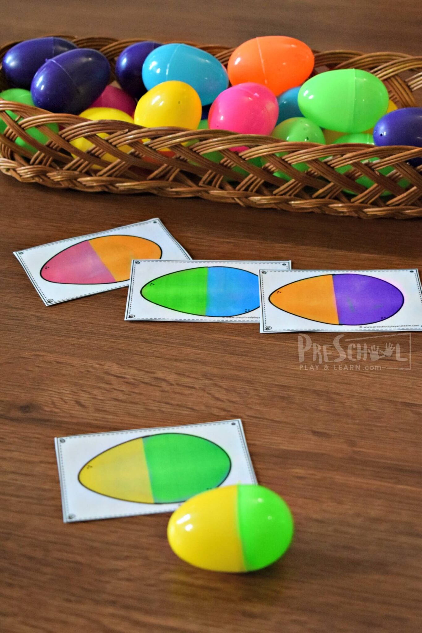 Easter Egg Visual Discrimination Activity for Preschoolers & Kindergartners