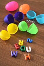 Alphabet Easter Egg Hunt for Preschoolers w/ FREE Printable