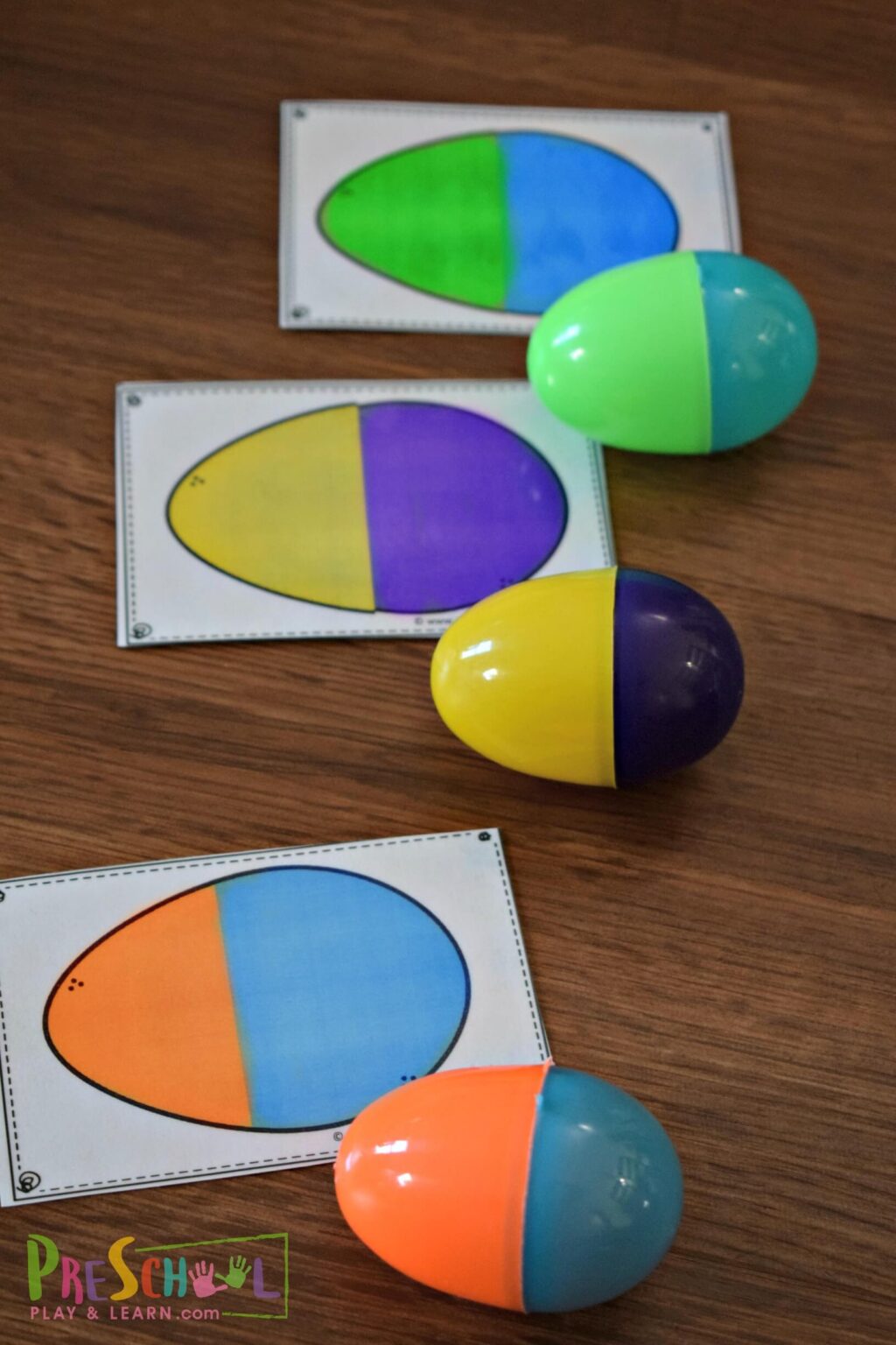 Easter Egg Visual Discrimination Activity for Preschoolers & Kindergartners
