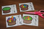 Easter Math Counting Activity for Preschoolers with Count & Clip Cards