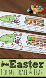 Easter Counting Activity for Preschoolers (with FREE Printable)