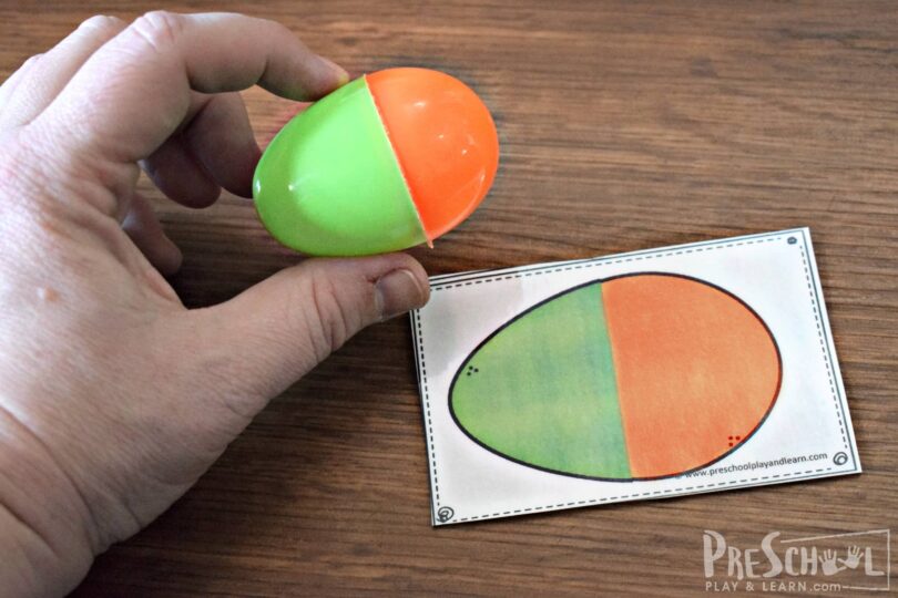 Easter Egg Visual Discrimination Activity for Preschoolers & Kindergartners