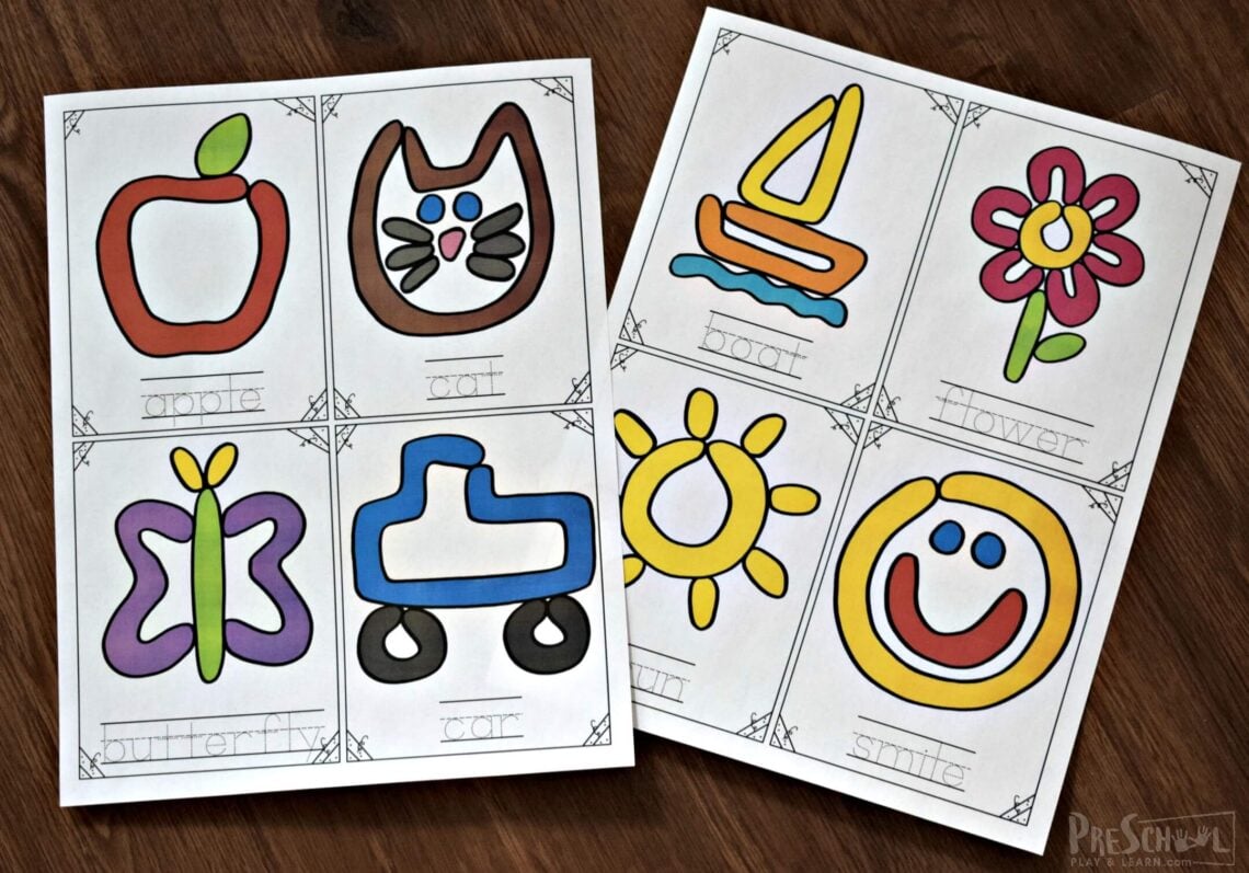 Transportation Playdough Mats