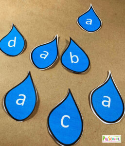 FREE Spring Flower Alphabet Matching Activity for Preschoolers