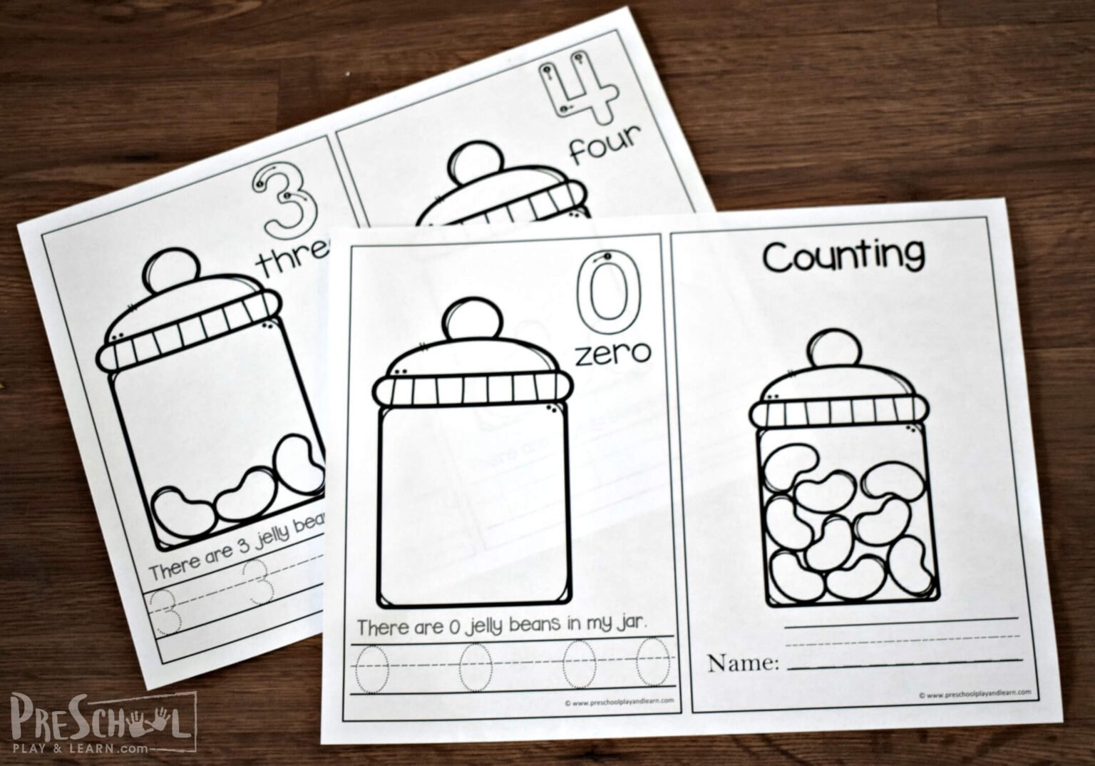 FREE Counting Jelly Beans Early Reader