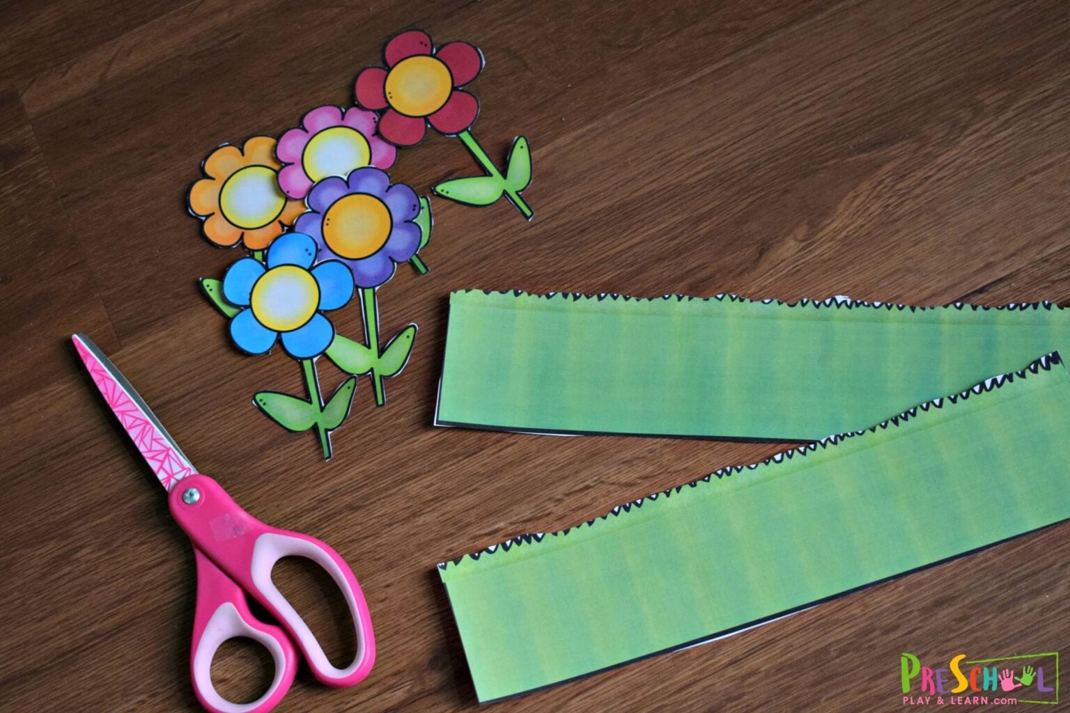 🌺 FREE Printable Flower Name Craft for Preschoolers this Spring
