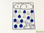 FREE Rainy Day Letter Find Spring Worksheets Preschool