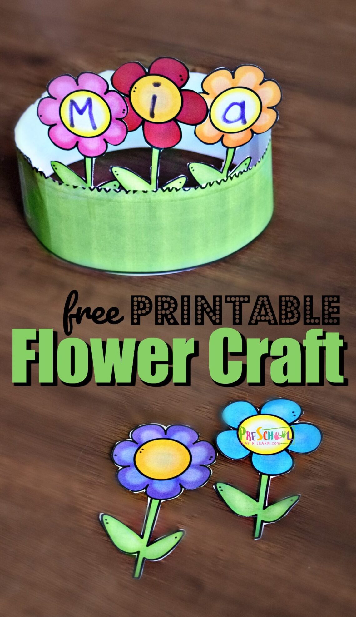 🌼 FREE Printable Preschool Flower Worksheets