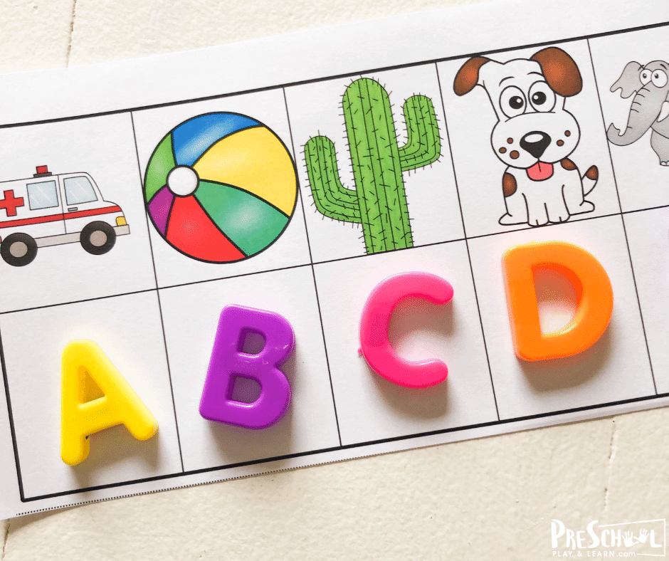 FREE Beginning Sounds Phonics Game FREE Beginning Sounds Phonics Game
