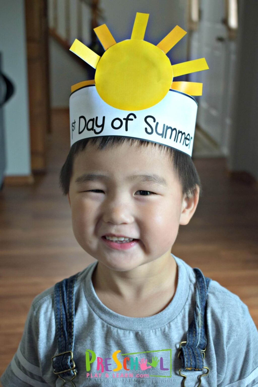 Printable Summer Sun Hat Crafts for Preschoolers