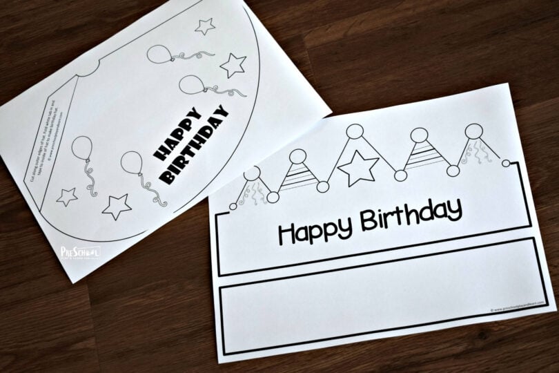 🎈 FREE Printable Birthday Hat Template for Kids