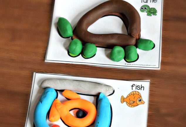 Playdoh Mats - TONS of FREE Printable Playdough Mats for Kids