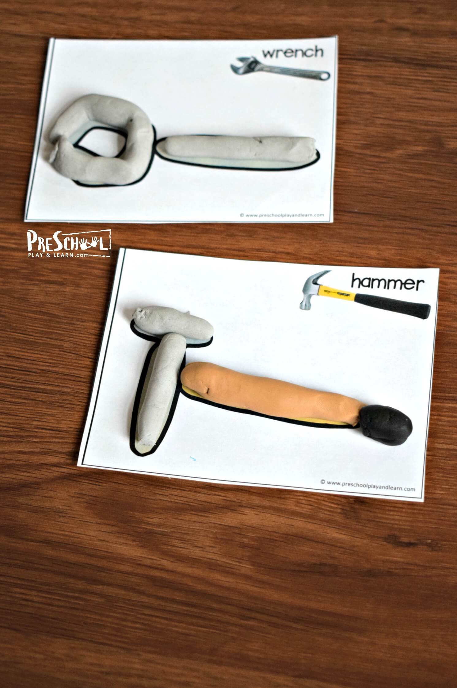 Tools For Preschool Cutouts