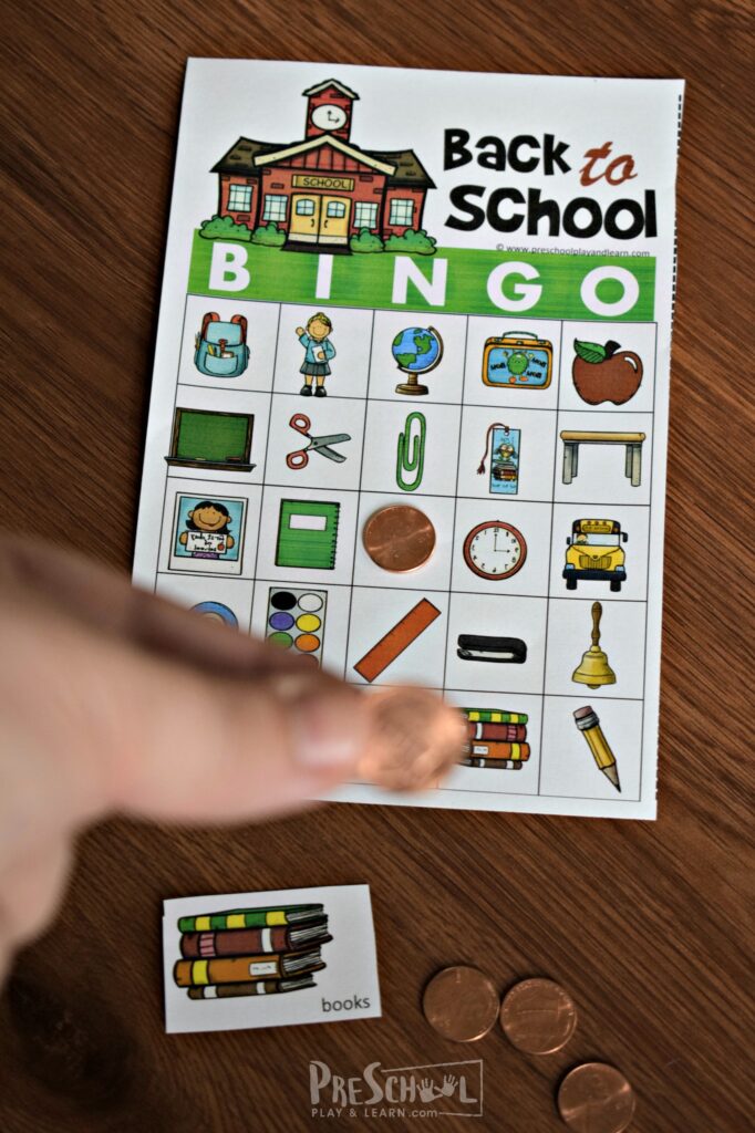 FREE Back To School BINGO Game FREE Back To School BINGO Game