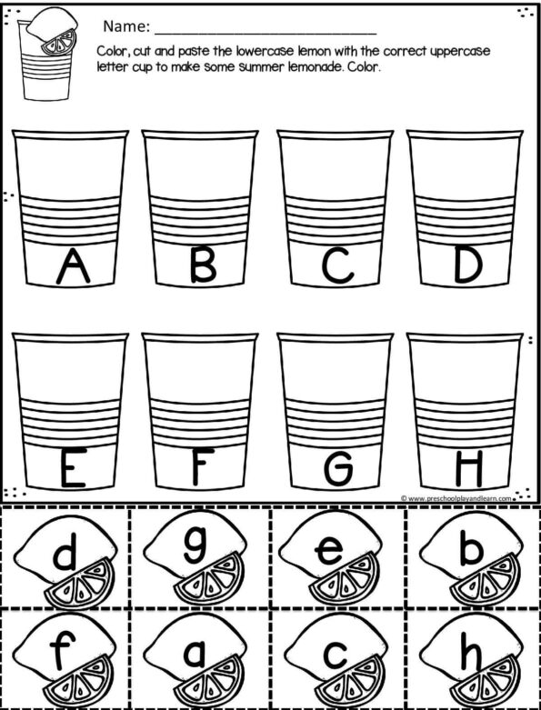 😎 FREE Summer Worksheets for Preschool