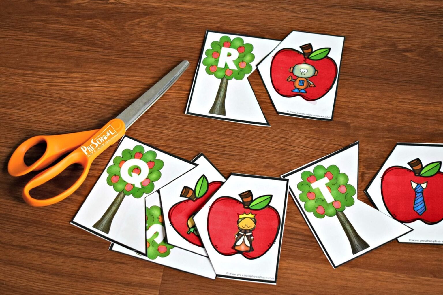 🍎 FREE Printable Apple ABC Game