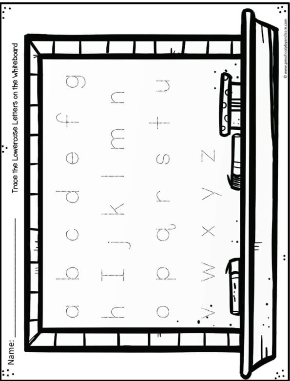 FREE Printable Back to School Pre-K Worksheets