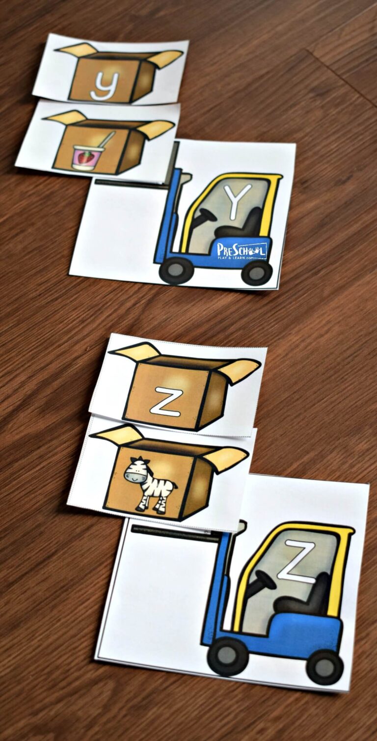 FREE Printable Beginning Sounds Phonics Game