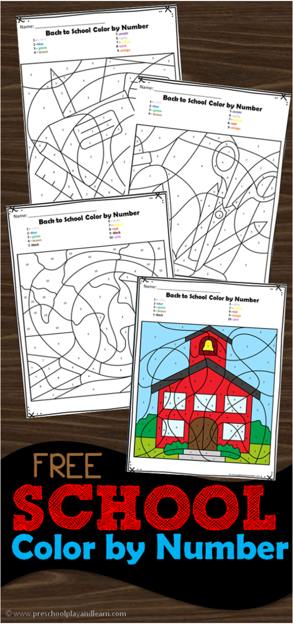 🎵 Music Color by Number Printable Worksheets