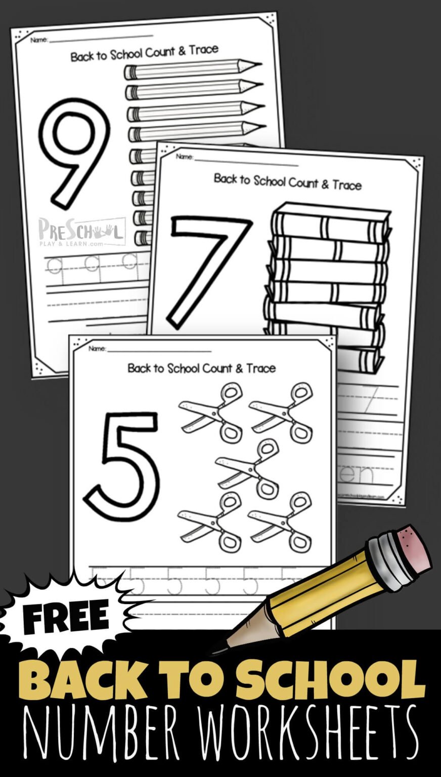 FREE Printable Pre-Writing Practice Worksheets for Pre-k