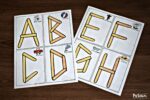 FREE Popsicle Stick Letters Printables