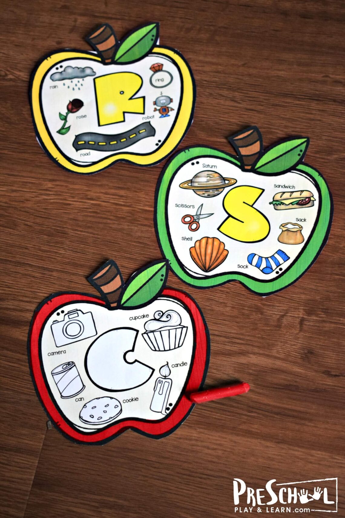 A is for Apple Printable Book (Free Beginning Sounds Activity)