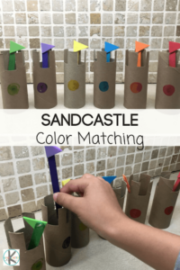 Sandcastle Number Tracing Summer Worksheets Preschool