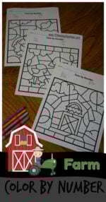 🚀 FREE Printable Outer Space Color By Number Preschool Worksheet