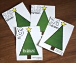 🎄 FREE Printable Count to 20 Christmas Tree Playdough Mats