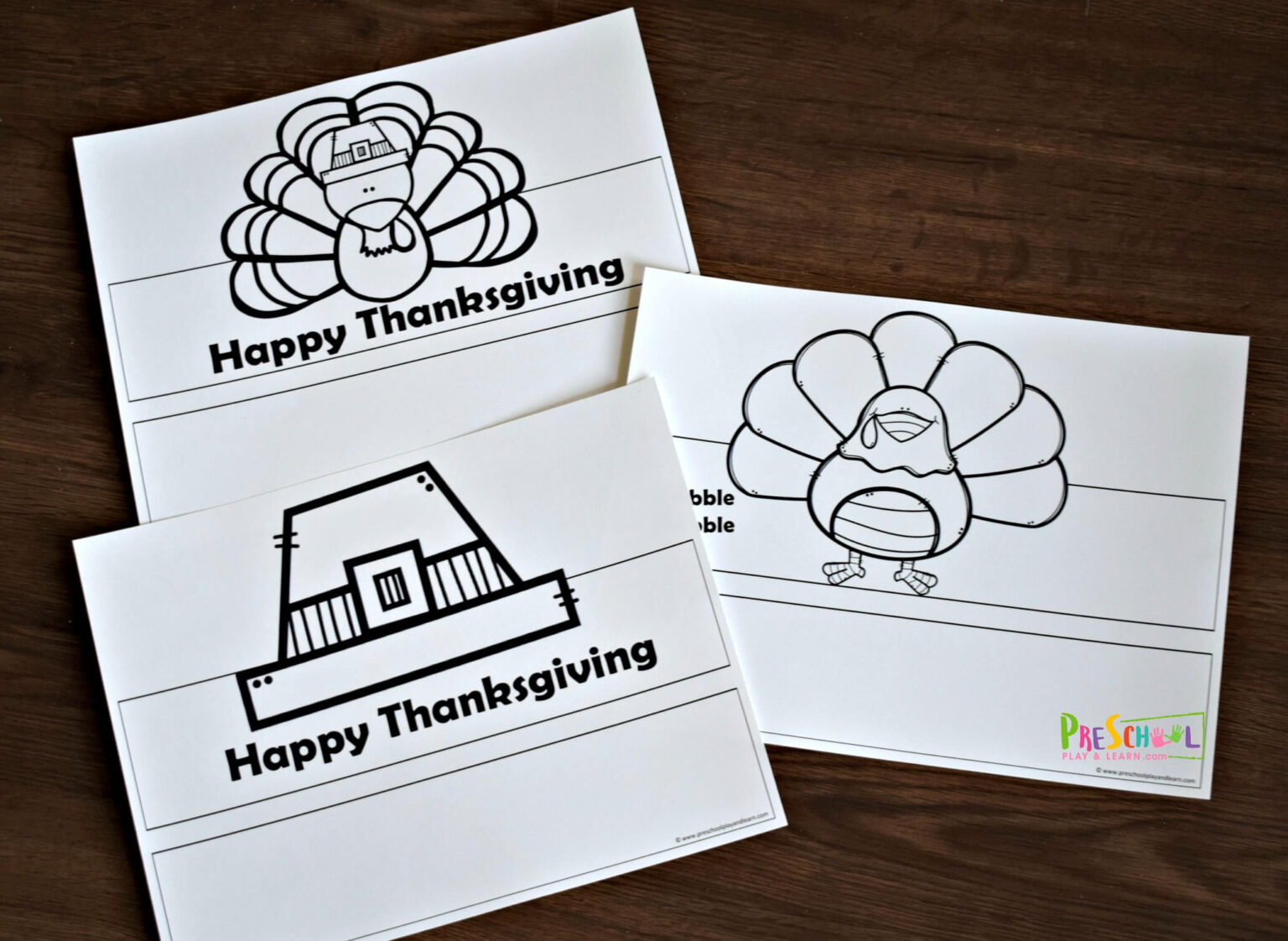 🦃 Thanksgiving Hats - Free Printable Craft for Kids
