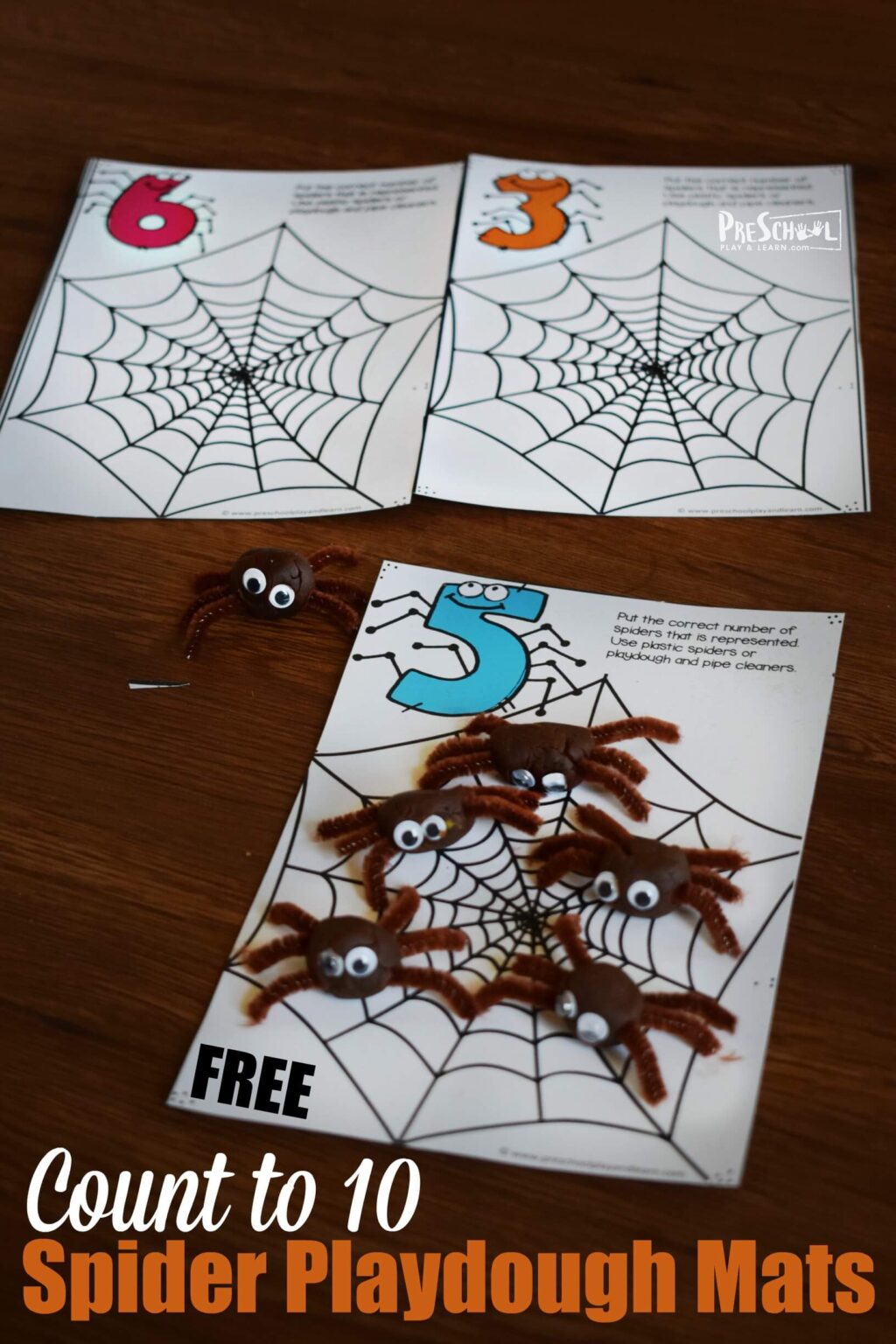 FREE Printable Pets Animal Playdough Mats