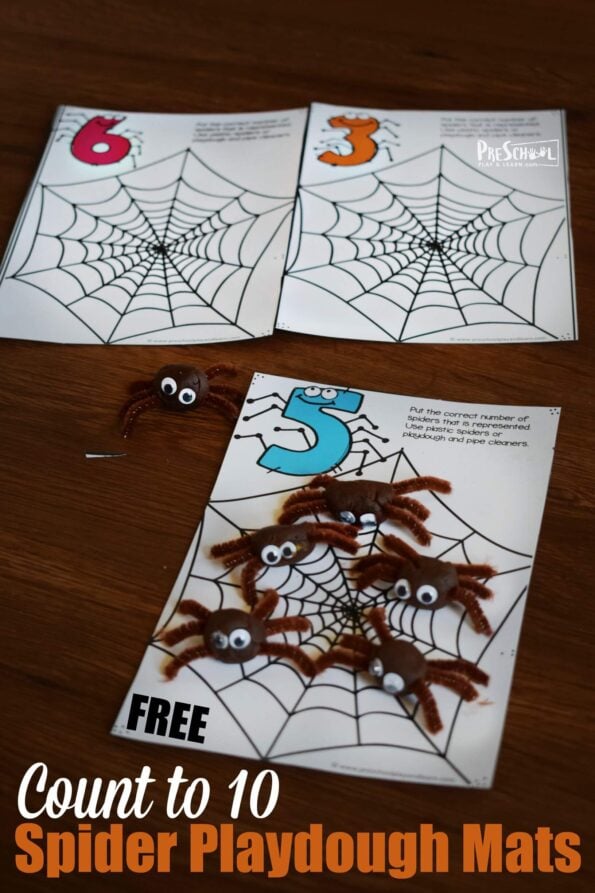 🌼 FREE Printable Flower Shape Playdough Mats
