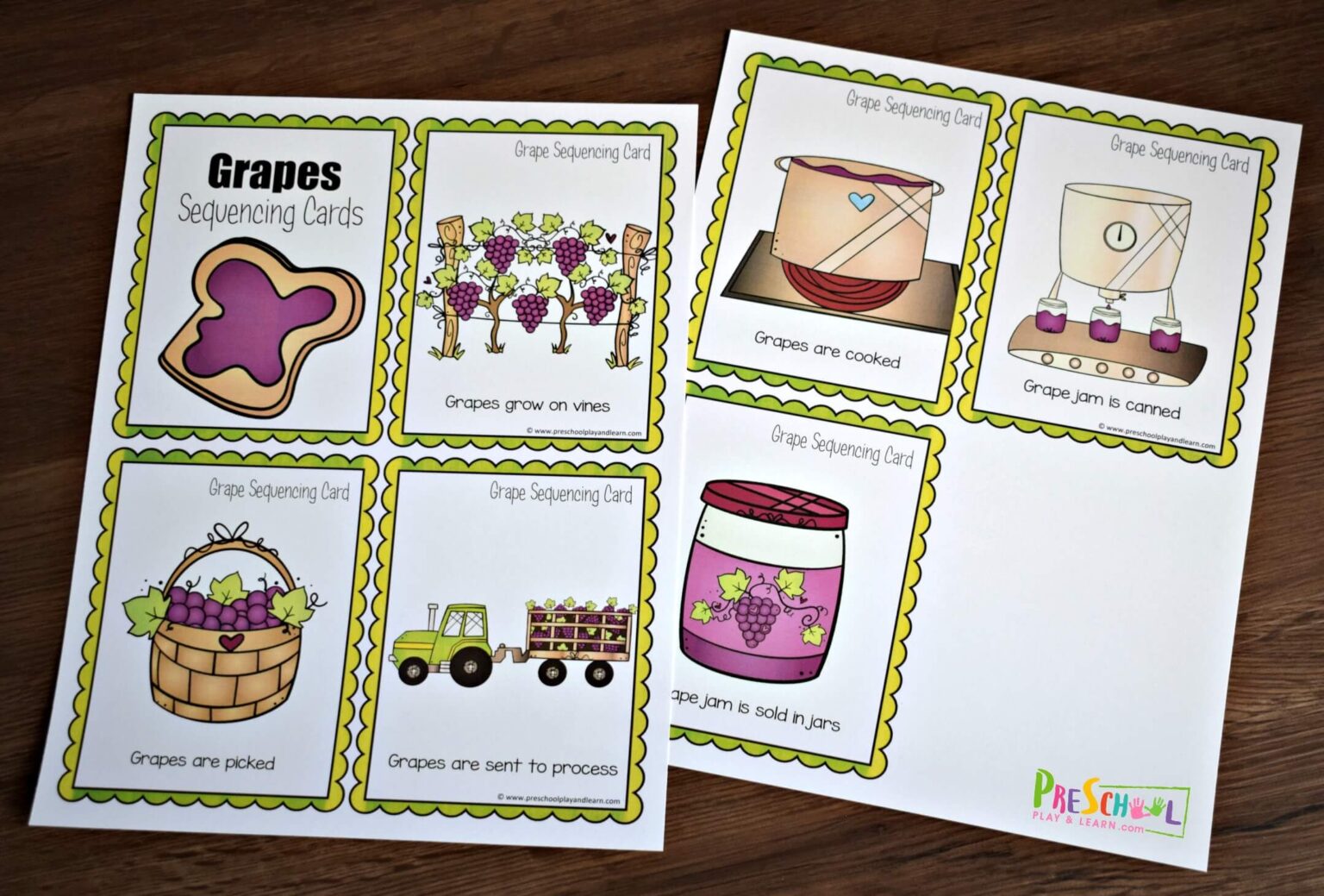 🚜 FREE Printable Farm Sequencing Cards Activity