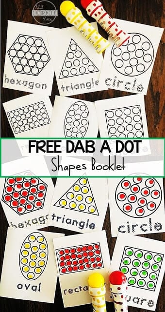 🔺🟡🟪 FREE Printable My Shape Book pdf for Preschoolers
