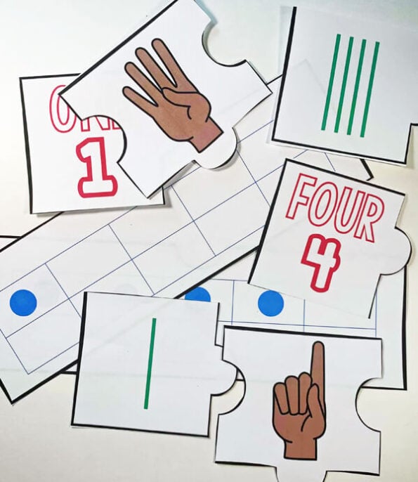 FREE FREE Printable Number Sense Puzzles For 1-5