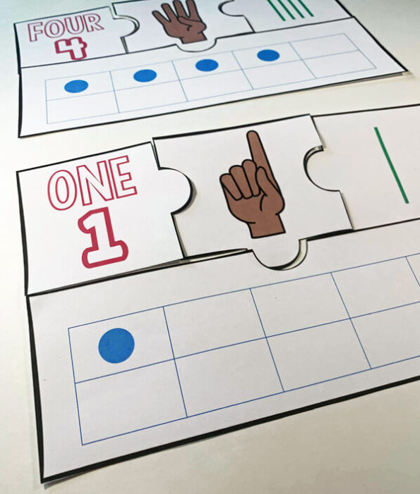 FREE FREE Printable Number Sense Puzzles For 1-5