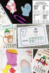⛄ FUN Counting Winter Math Activities for Preschoolers