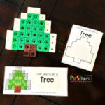 ️ FREE Winter Snapcube Printables Math Activity for Preschool