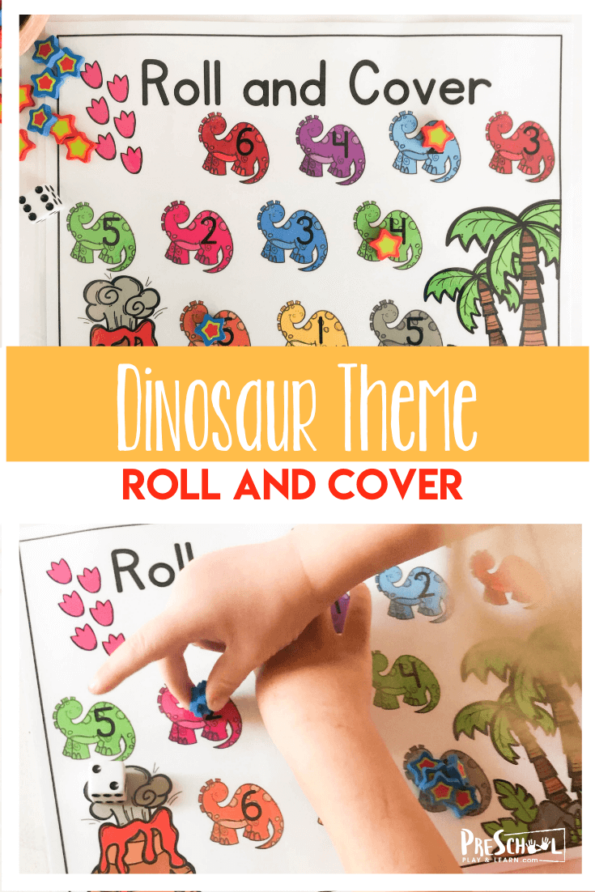 🦖 FREE Printable Dinosaur Number Recognition Games