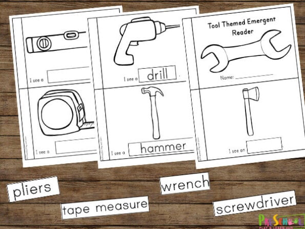 🔨 Free Tools Printables Emergent Reader Books