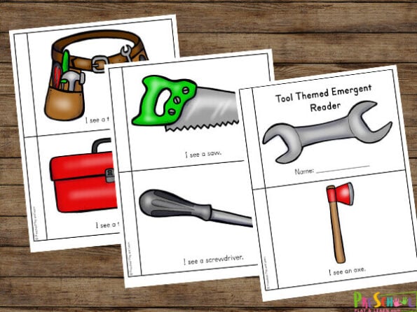🔨 Free Tools Printables Emergent Reader Books