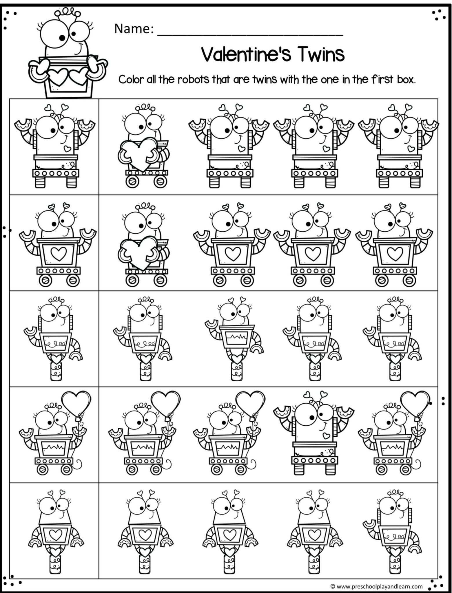 💕 Tons of FREE Printable Valentine's Day Worksheets