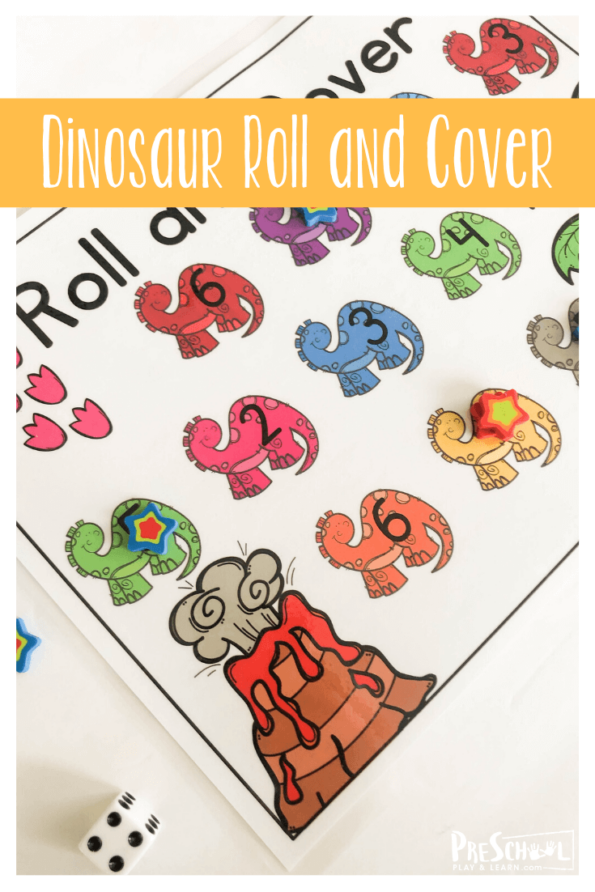 🦖 FREE Printable Dinosaur Number Recognition Games