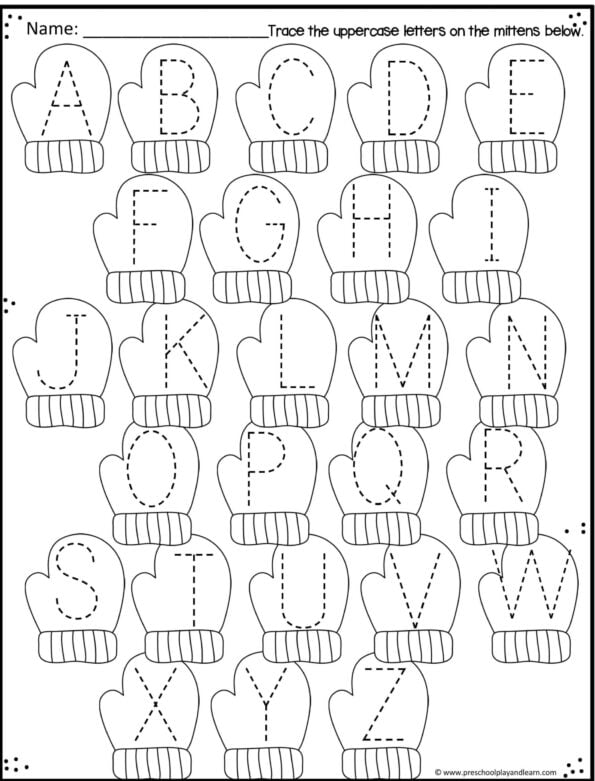 ️️ FREE Winter Worksheets for Preschoolers & Kindergarten